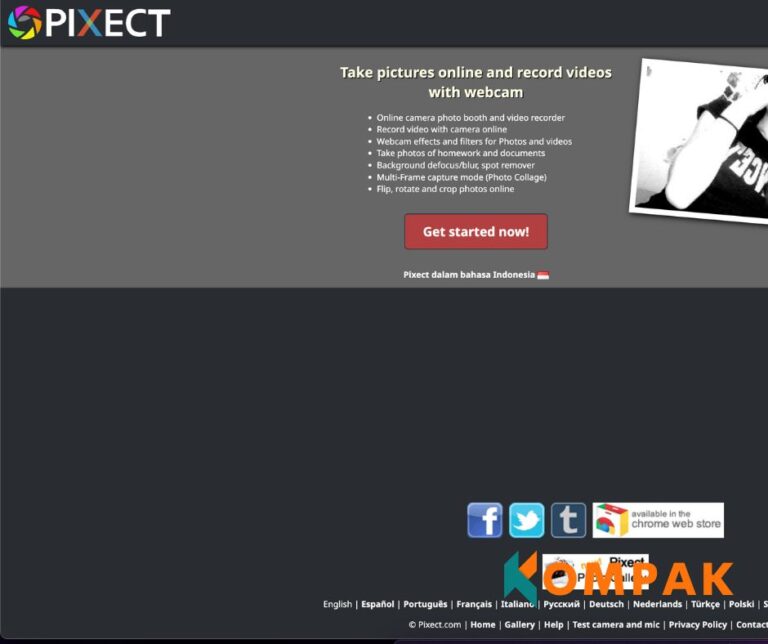 Pixect Web, Cara Tutorial Menggunakan Editor Untuk Foto dan Video dengan Online - Kompak.or.id
