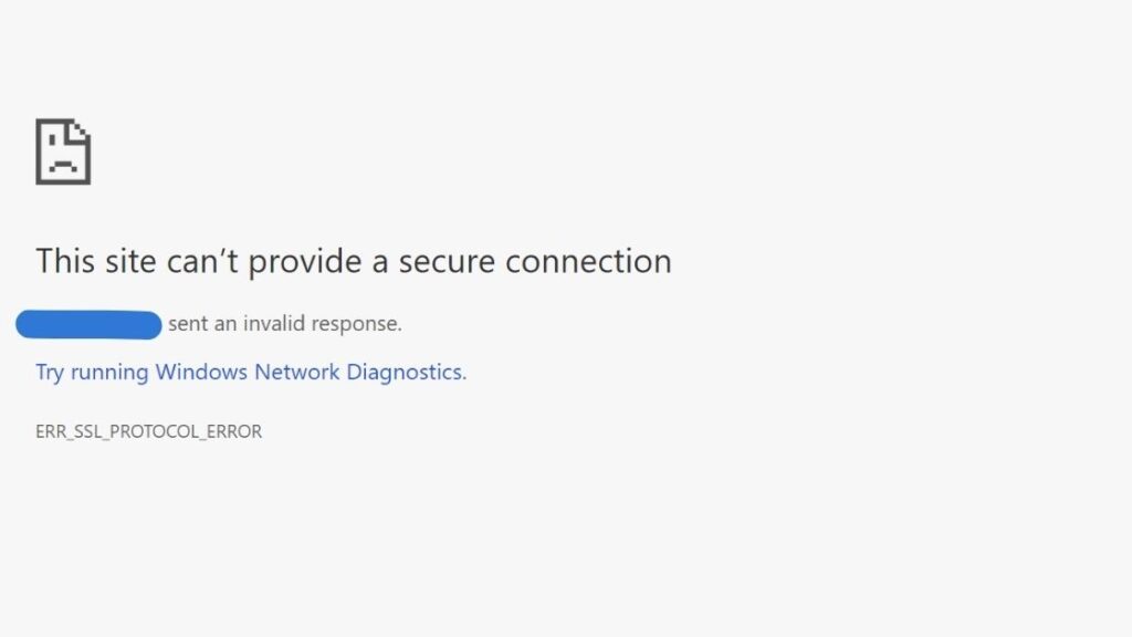 Cara Mengatasi Www Xnxx Com Sent An Invalid Response. Err_Ssl_Protocol_Error Comment Ch Chrome ...